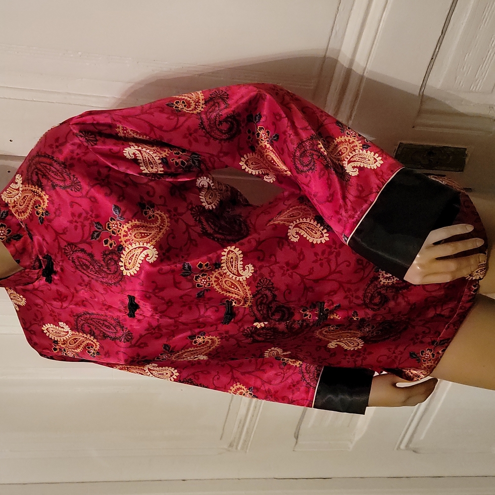 Halston Asian Inspired Blouse - Gem
